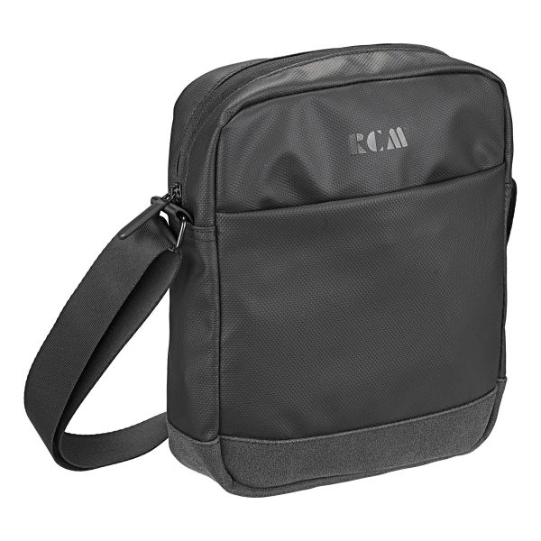 Milano Bags – Τσαντάκι Ανδρικό Ύφασμα Μαύρο RCM